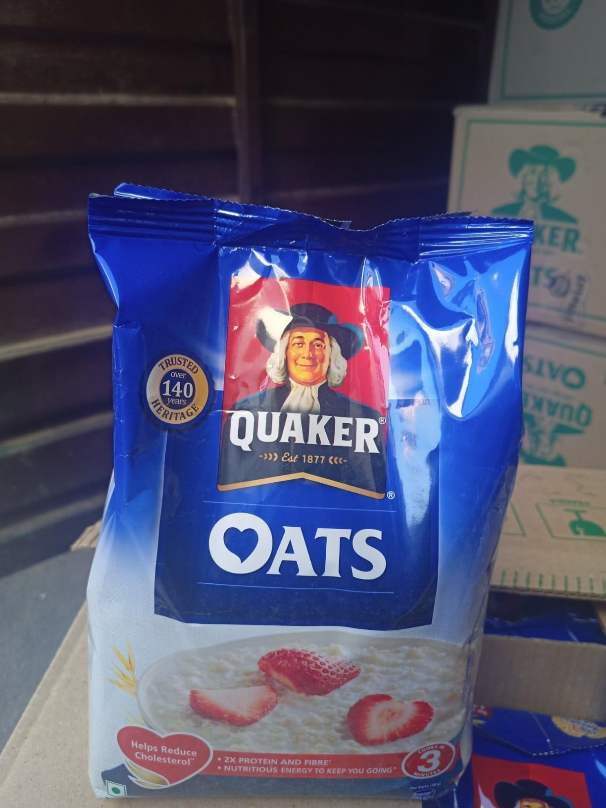 Quaker Oats 1kg, Rolled Oats Natural Wholegrain, Nutritious Breakfast ...