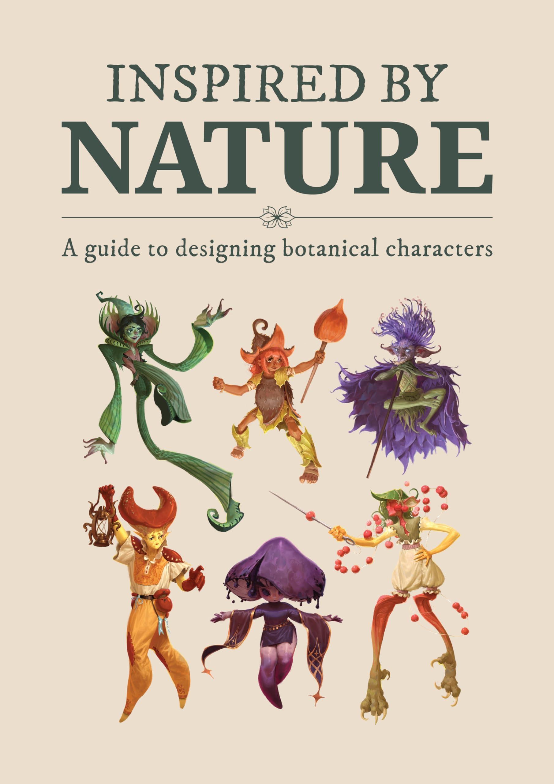 Inspired By Nature: Designing botanical characters: Publishing, 3dtotal ...
