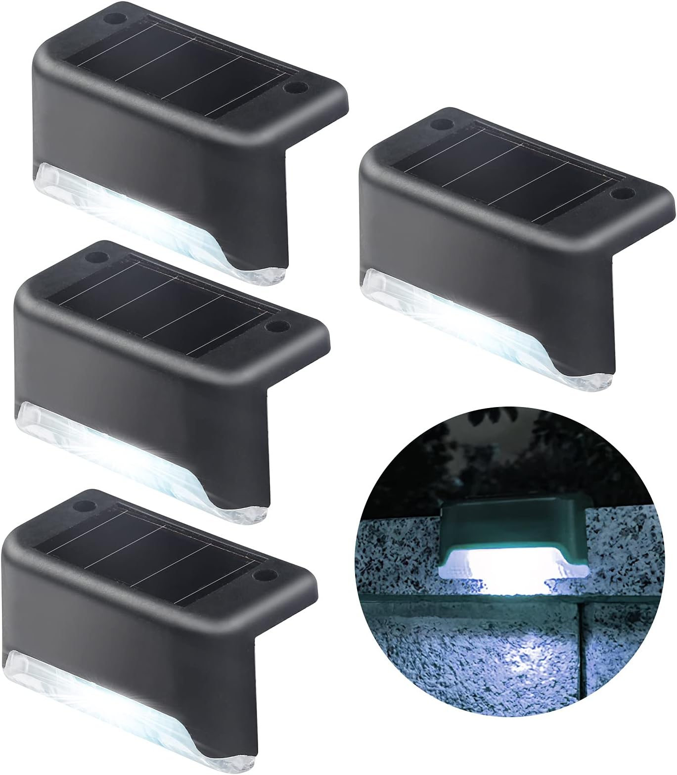 jindaaudio Solar Pool Light Cold White, Deck Lights Outdoor Waterproof ...