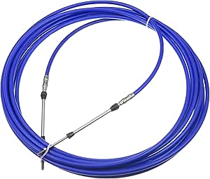 Amazon | Motoforti マリンスロットルシフトリモコンボックスケーブル タイプ3300/33C Yam ahaに対応 船外機モーターステアリングシステム用 ブルー 長さ10 M ...