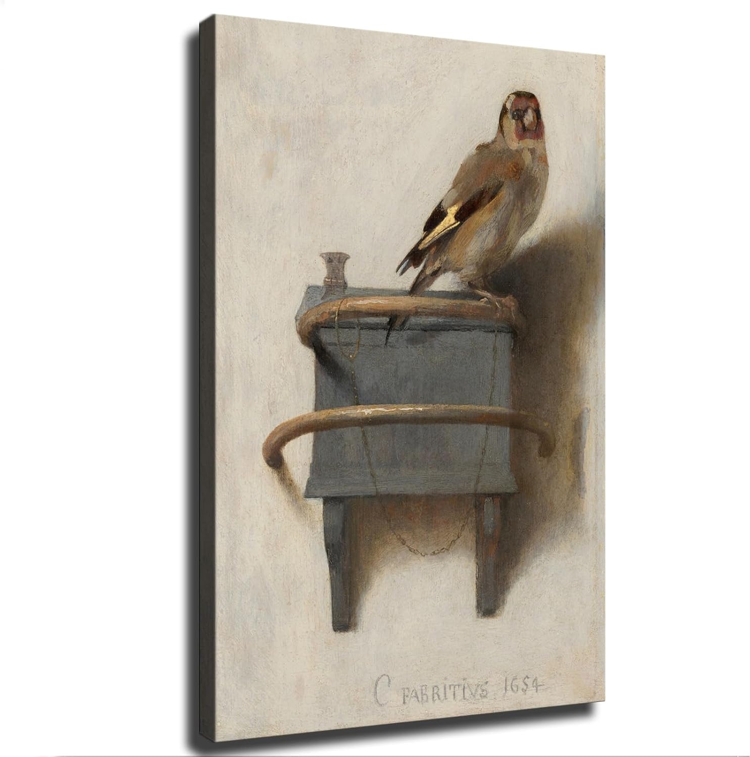 Amazon.com: The Goldfinch Poster by Carel Fabritius Bird Canvas ...