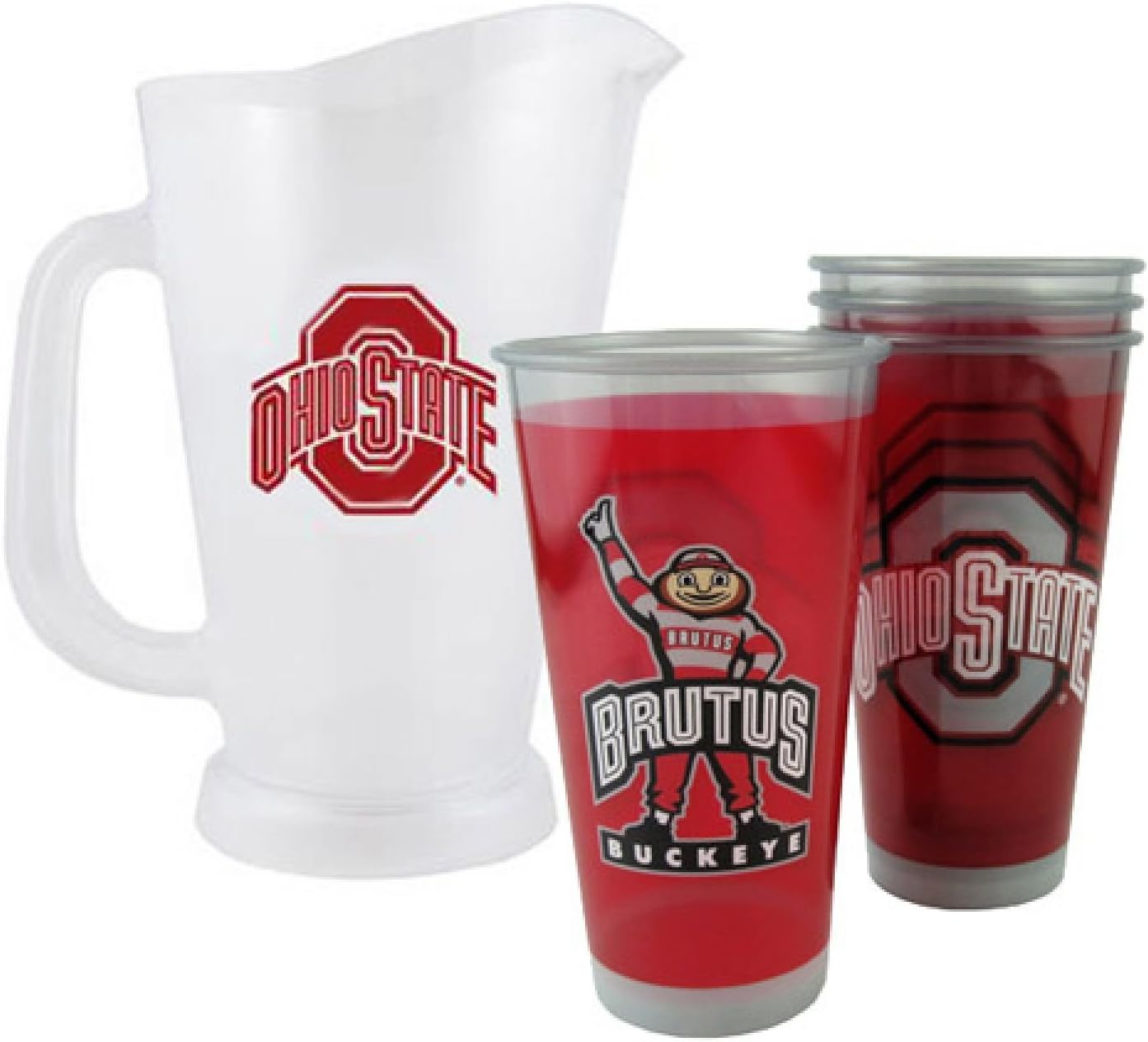 Amazon.com: Boelter Brands Ohio State Buckeyes NCAA Tailgate Pitcher ...