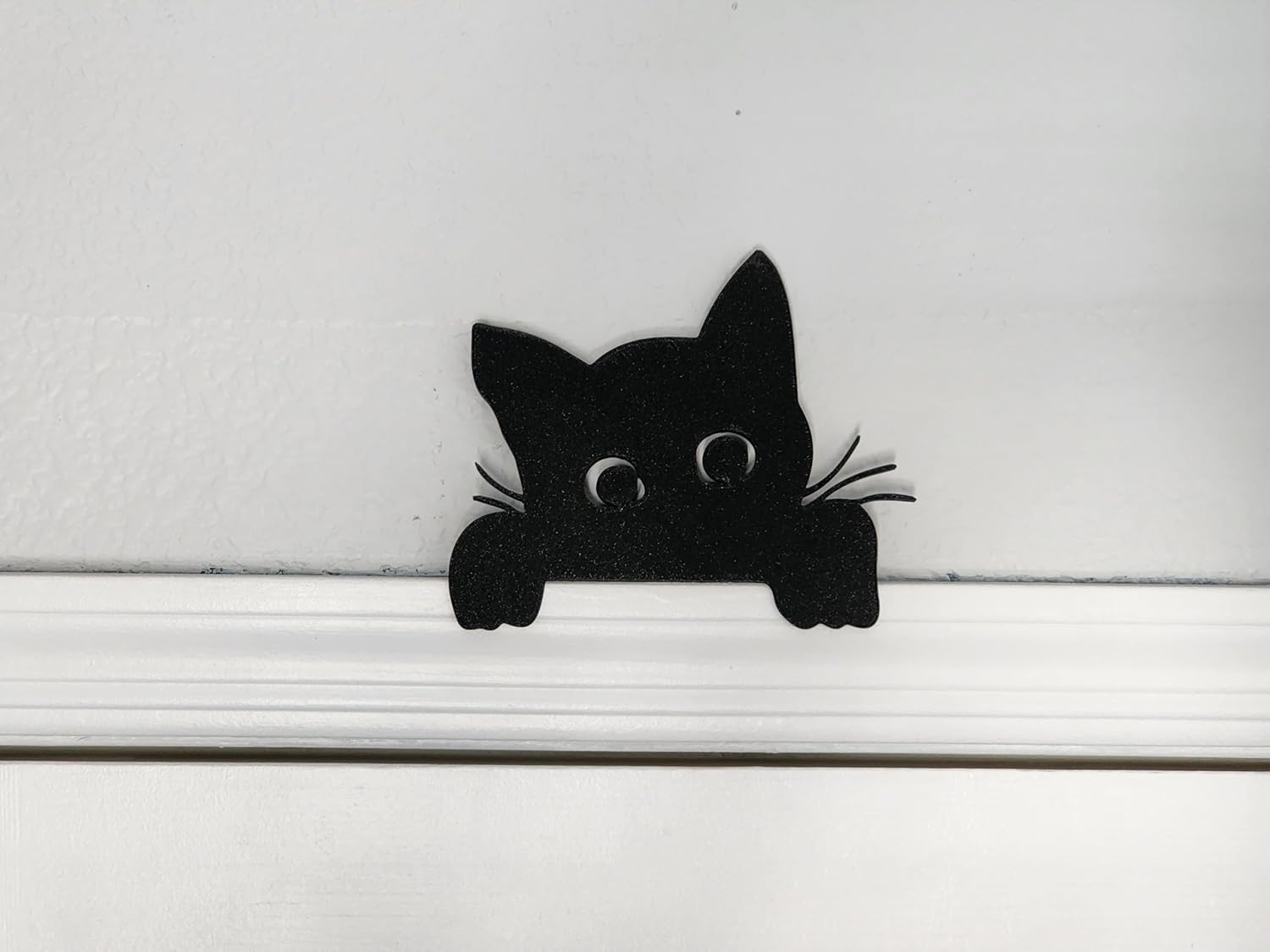 Amazon.com: Cute Peeking Cat Door Topper | Over The Door Sign | Cat ...
