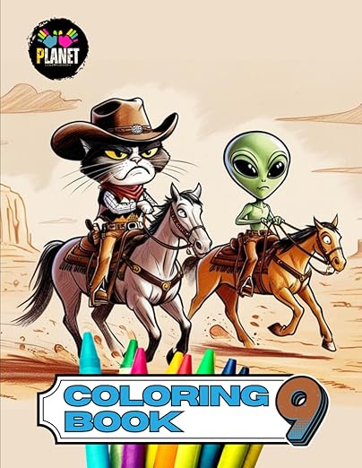 Grumpy Cat & The Alien: The Special Coloring Book for Boys: 30+ Awesome ...
