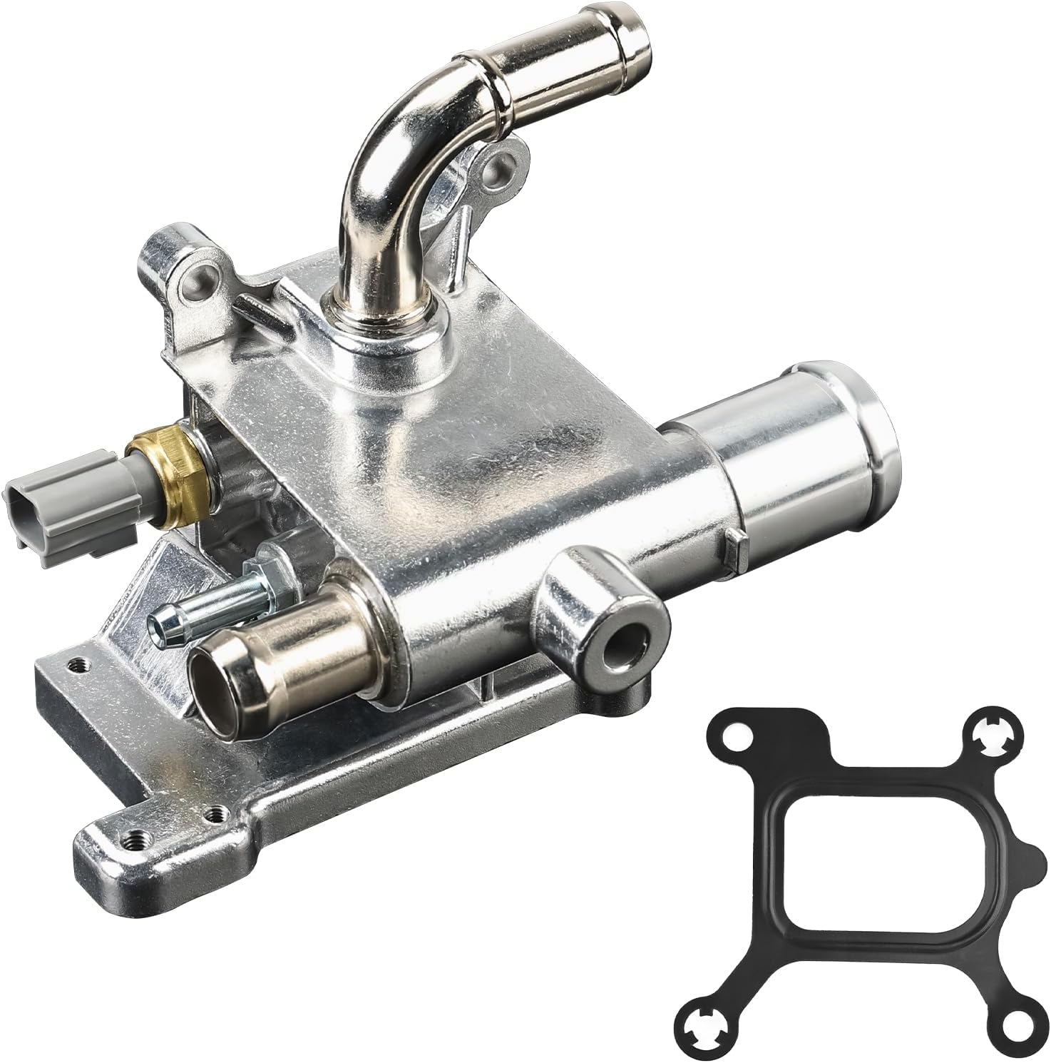 Amazon.com: X AUTOHAUX LF941517Z Engine Coolant Thermostat Housing ...