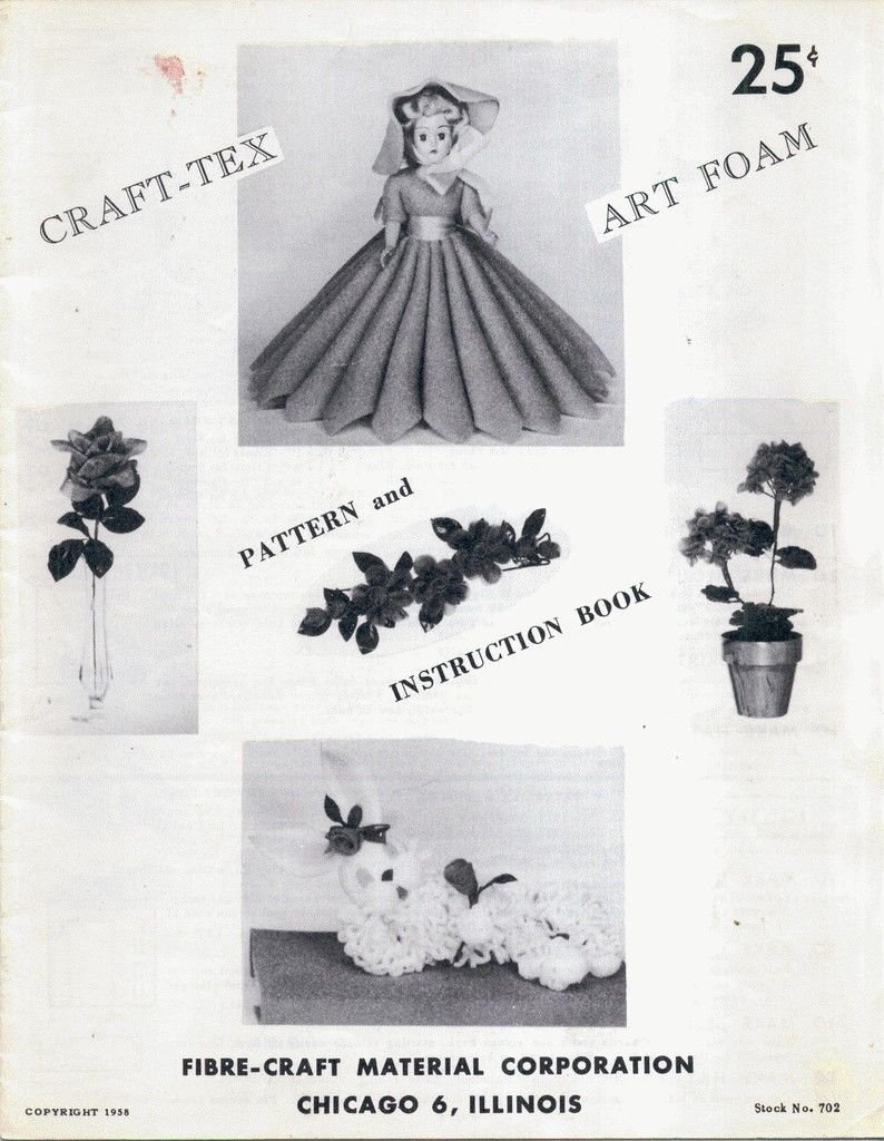 Craft-tex Art Foam Pattern and Instruction Book: Amazon.com: Books