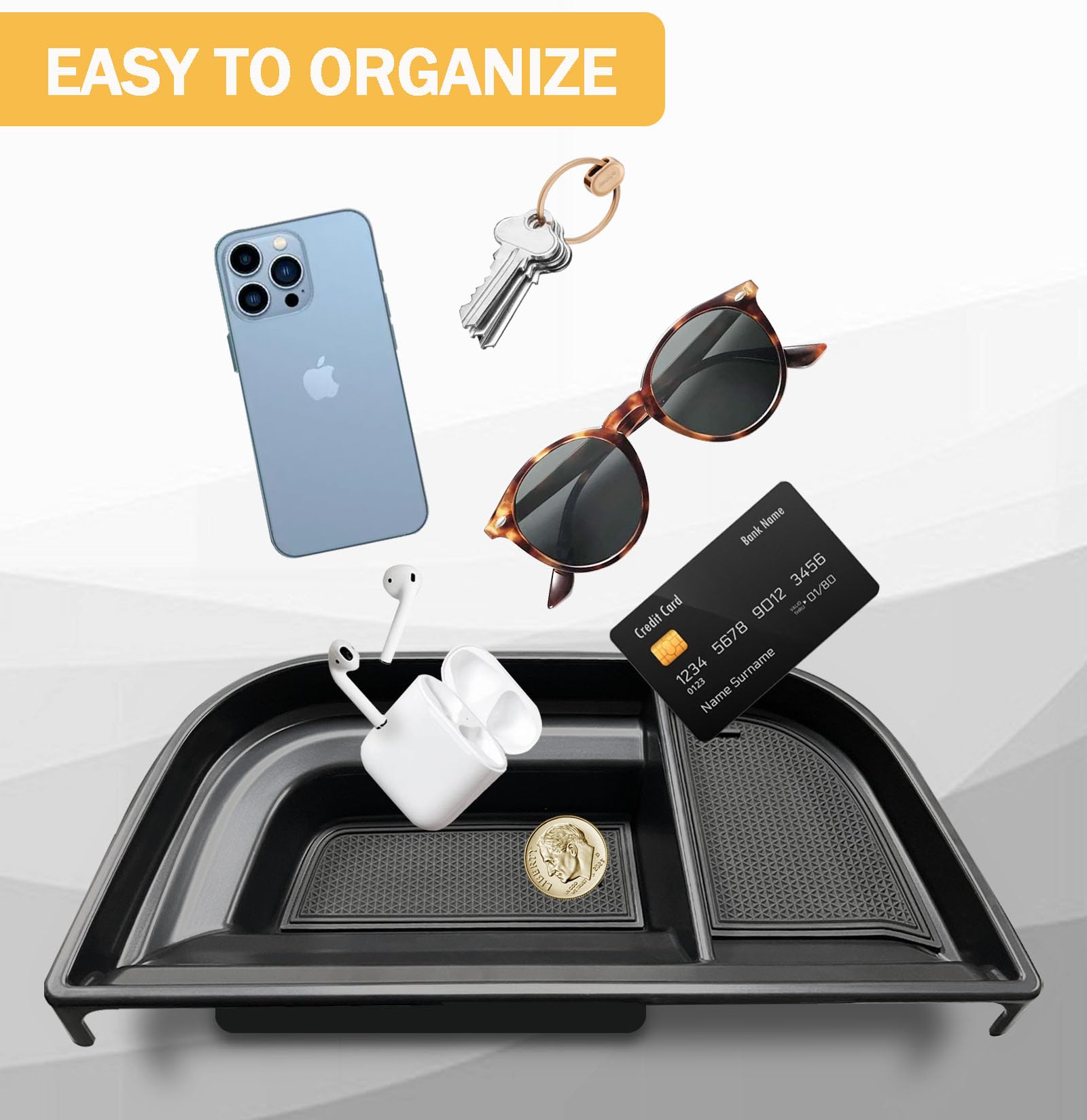 Snapklik.com : Center Console Dash Tray For Ford Maverick 2024 2023 ...