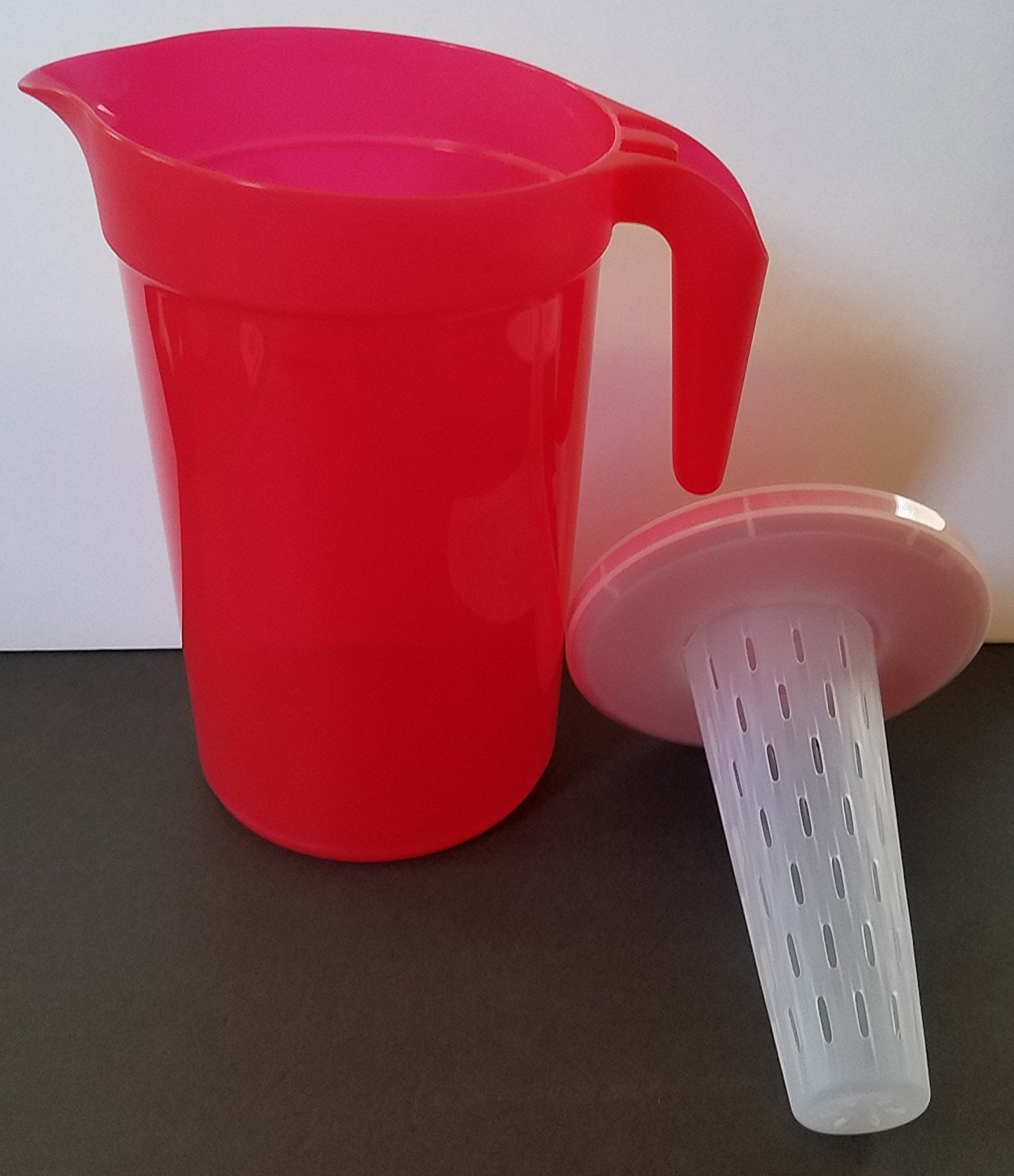 Buy Tupperware Classic Sheer 1 Gallon Pitcher in Starlight Lipstick ...