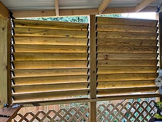 Amazon.com: Pylex Deck Sunblind System 11060, Louvers Bracket Shutter Hardware Kit, Up to 11 ...