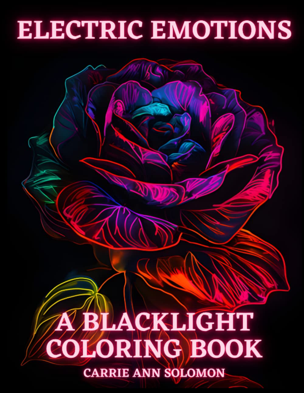 Amazon.com: Electric Emotions: A Blacklight Coloring Book To Balance ...