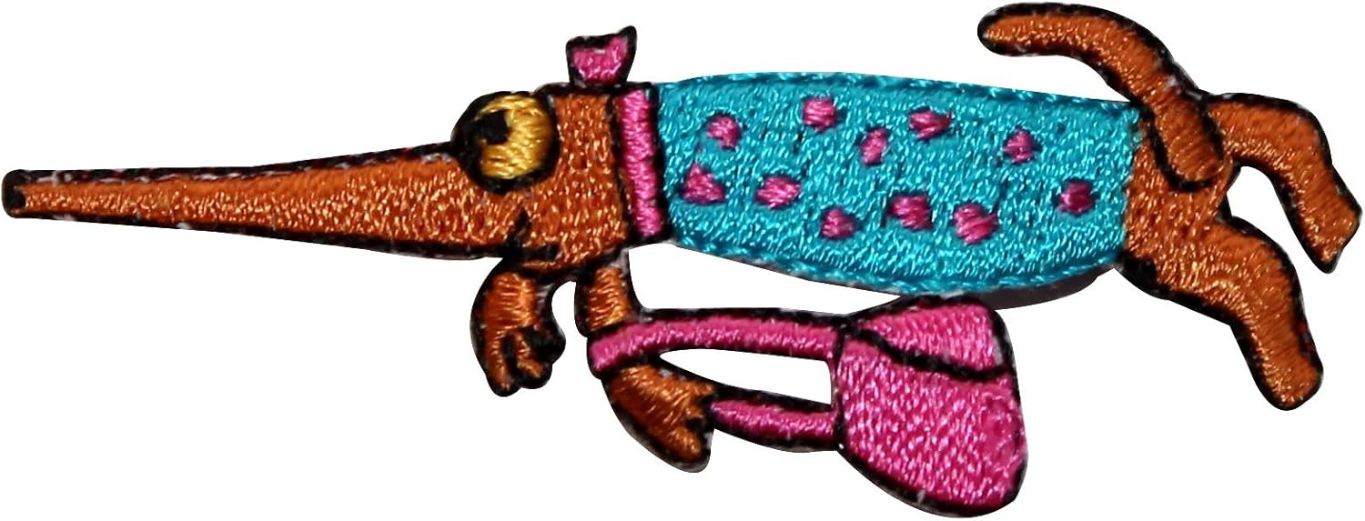 Amazon.com: ID 9052 Shrew Woman With Purse Patch Animal Dress ...