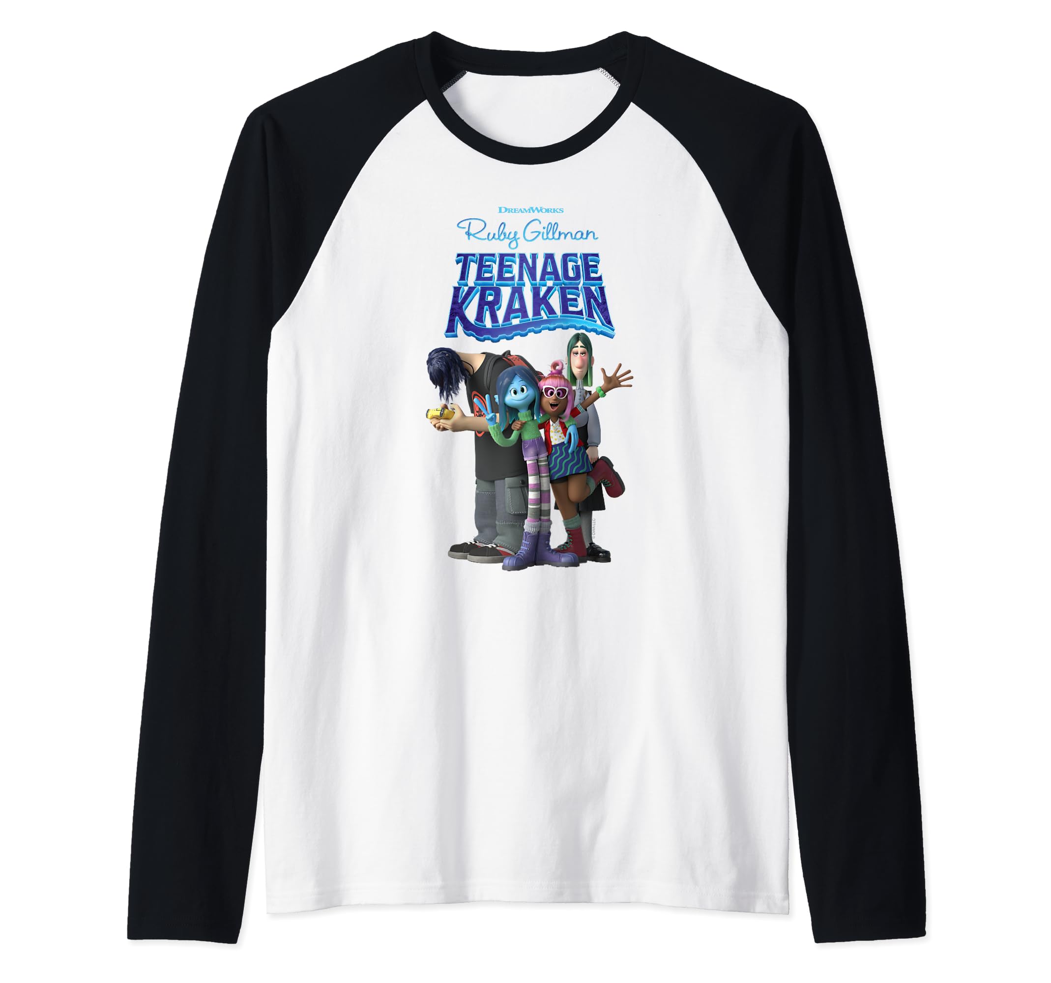 Amazon.com: DreamWorks Ruby Gillman, Teenage Kraken Friends Raglan ...
