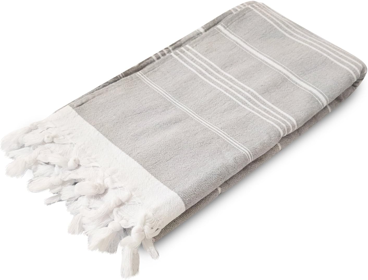 Amazon.com: Kikoya 100% Cotton Terry-Back Peshtemal Turkish Bath Towel ...