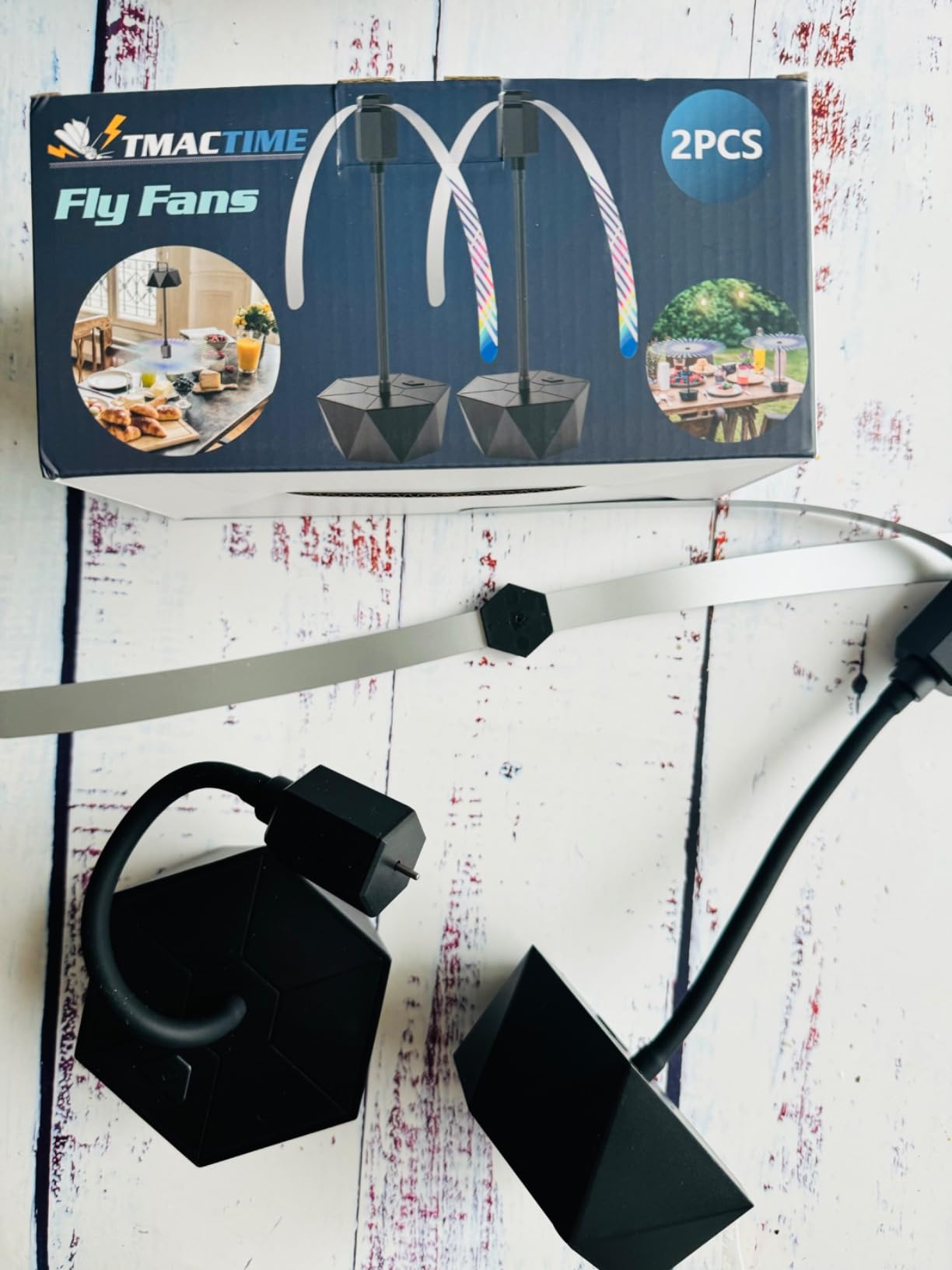 TMACTIME Fly Fans for Tables, Effective Fly Repellent Fan Keeps Flies ...