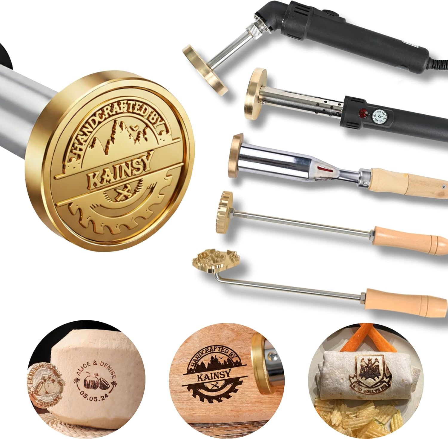 Amazon.com: Personalized Electric Branding Iron for Wood, Leather ...