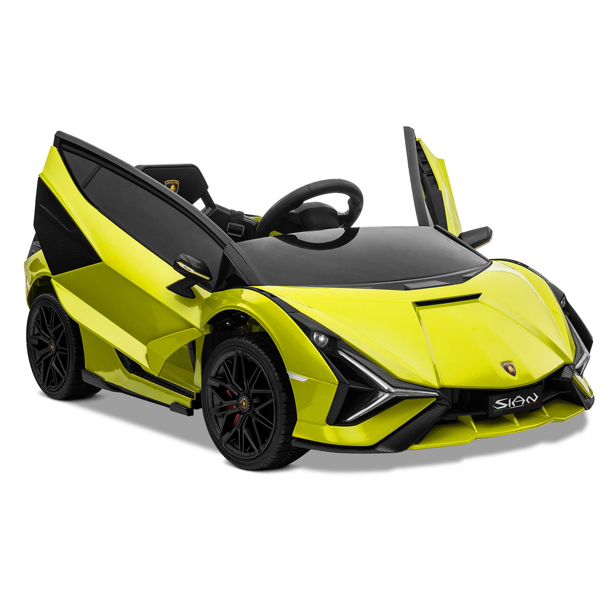 DORSA Kids 12V Electric Ride On Licensed Lamborghini Sian Roadster ...