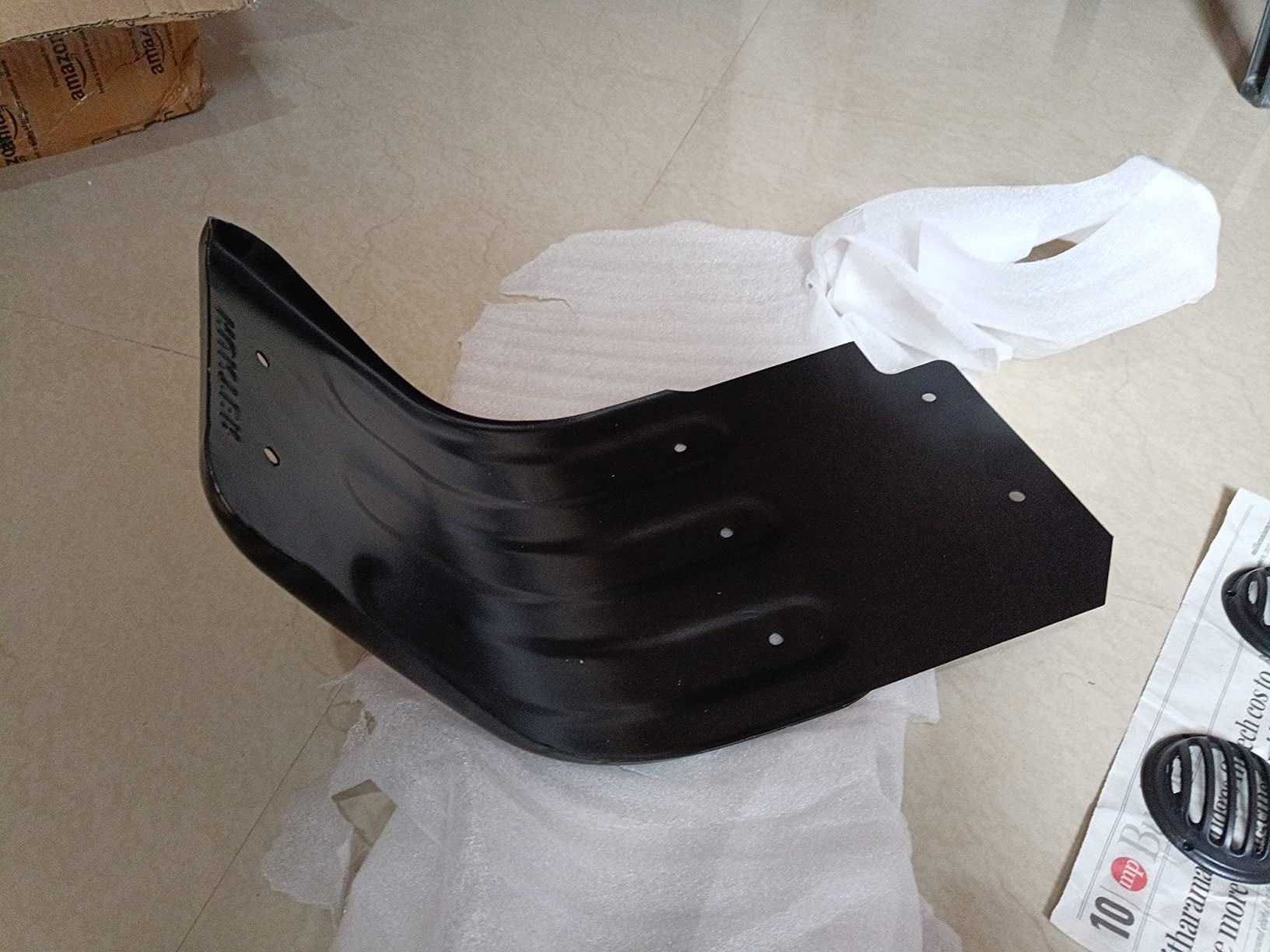 Sai Kirpa Heavy Quality Sump Guard/Engine Guard With Embossed hunter ...
