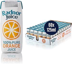 Radnor Juice 100% Pure Orange Juice 60x125ml : Amazon.co.uk: Grocery