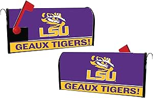 Amazon.com: LSU Tigers Mailbox Cover Officially Licensed Collegiate ...