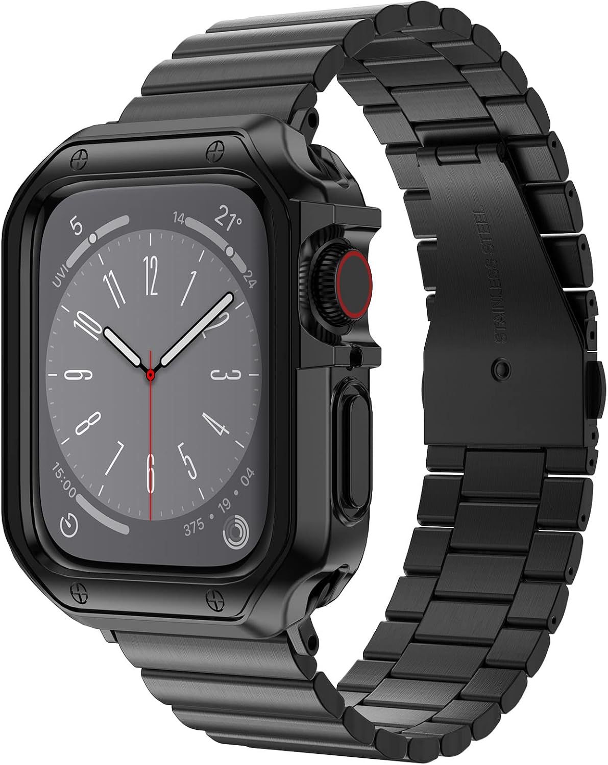 Amazon.com: MRYUESG Compatible with Apple Watch Band and Case ...