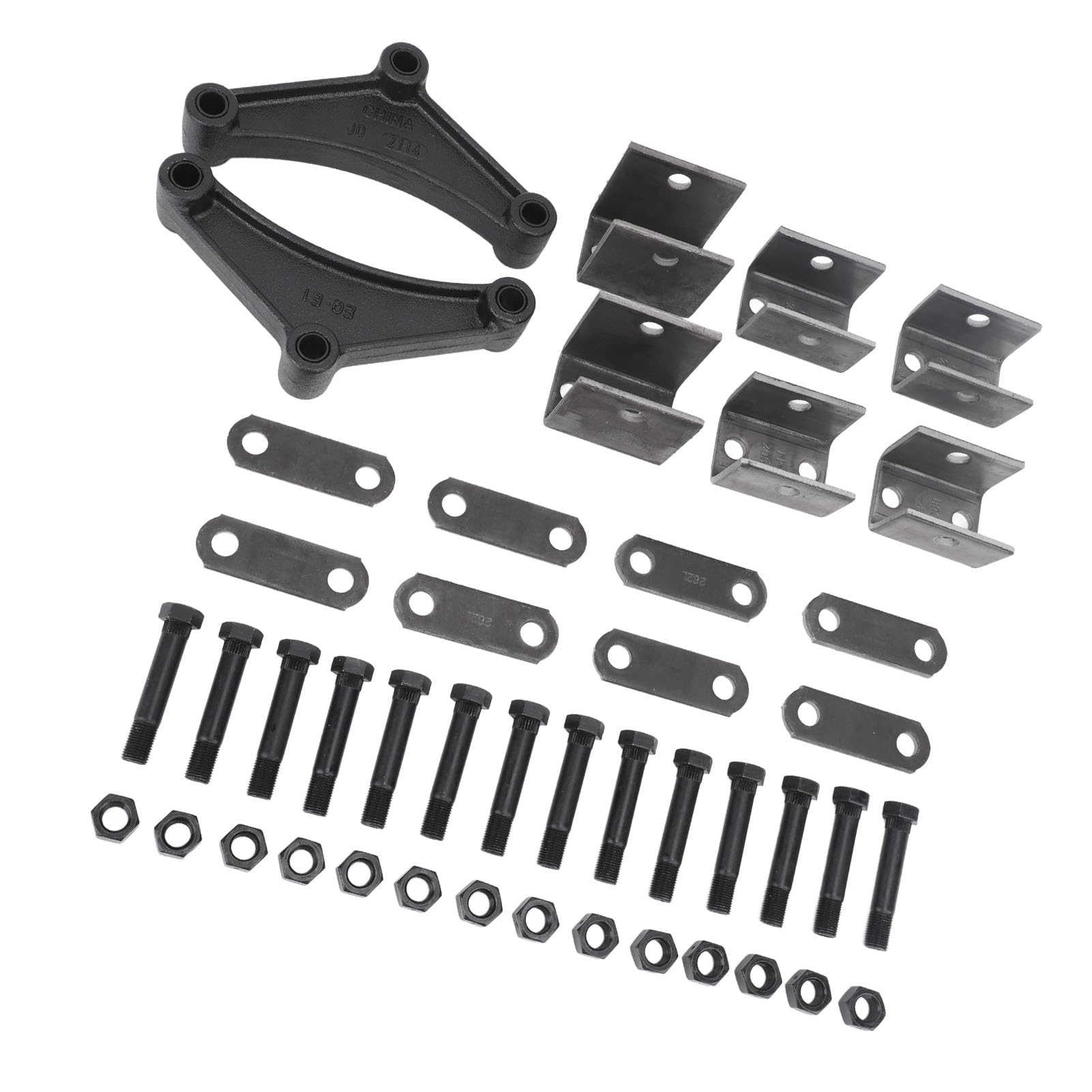 Trailer Repair Hardware Complete Trailer Leaf Spring Hanger & Shackle ...