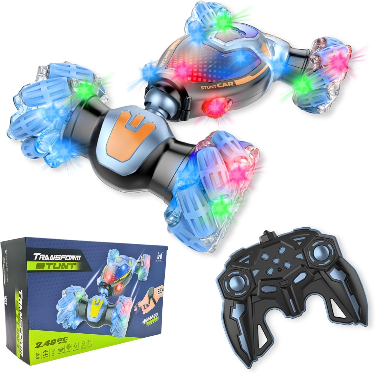 Transforming Remote Control Car with 2 Positions, Auto Demo, Side ...