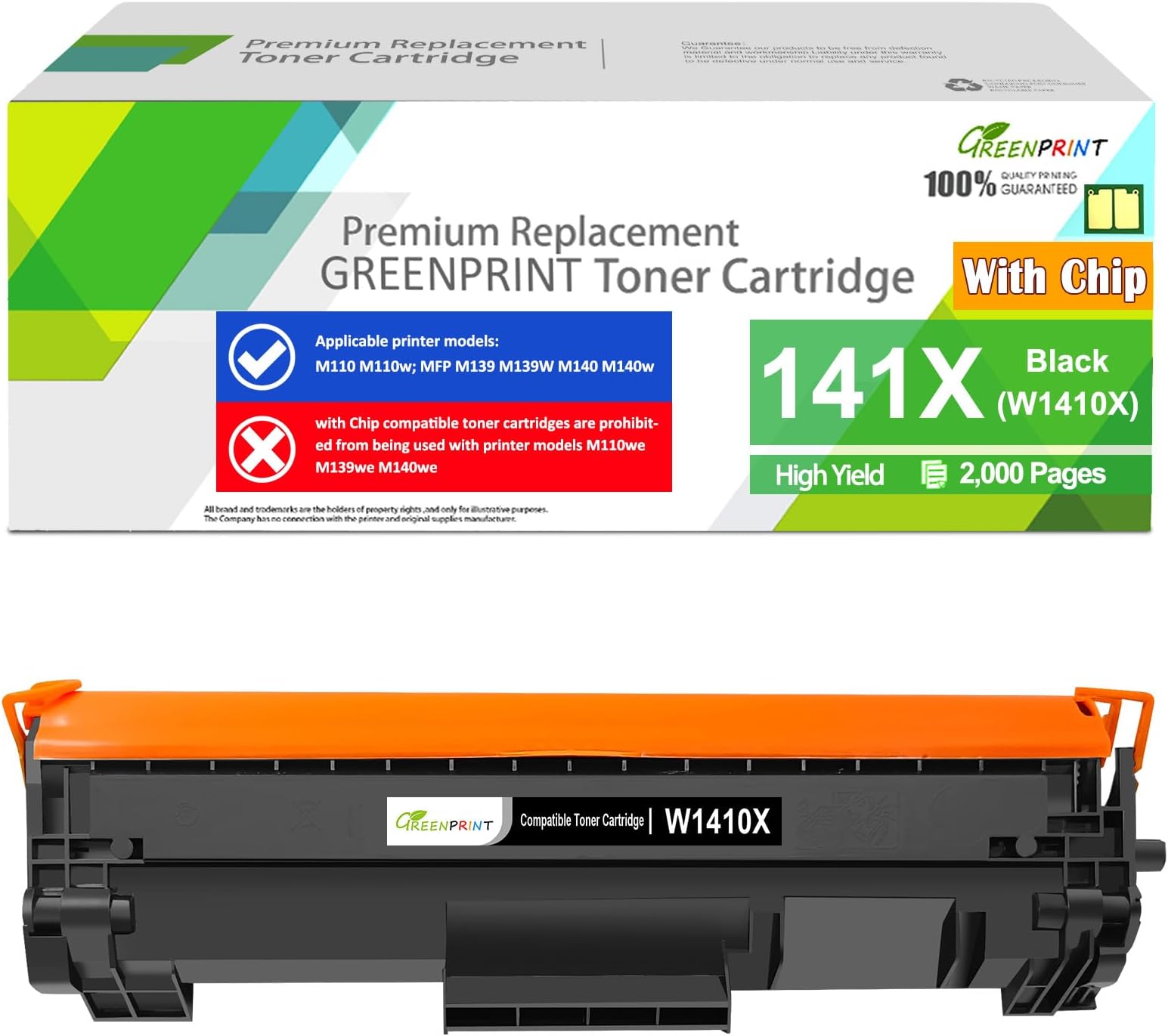 Amazon.com: HALLOLUX 141A Toner Cartridge (No Chip) Compatible ...