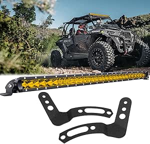 Amazon.com: Chelhead RZR Led Light Bar Roof Mounting 32 inch Yellow ...