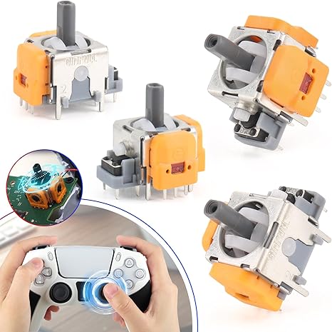Amazon.com: 4PCS Joysticks for Sony PlayStation 5 PS5 Joystick ...