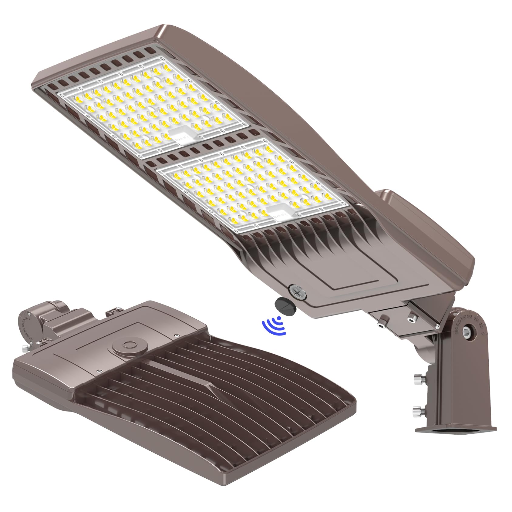 400W LED Parking Lot Light Dusk to Dawn Outdoor Lighting Pole Mount ...
