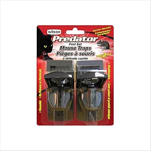 Wilson® Predator® Reusable Fast Set Mouse Traps for Indoor Use | No ...