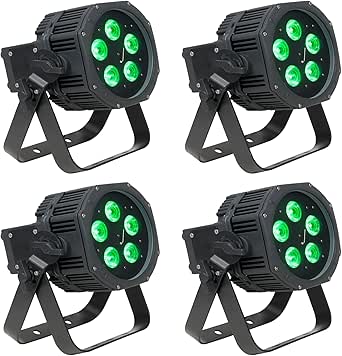 Amazon.com: Audiosavings Bundle: (4) American DJ WIFLY EXR HEX5 IP ...