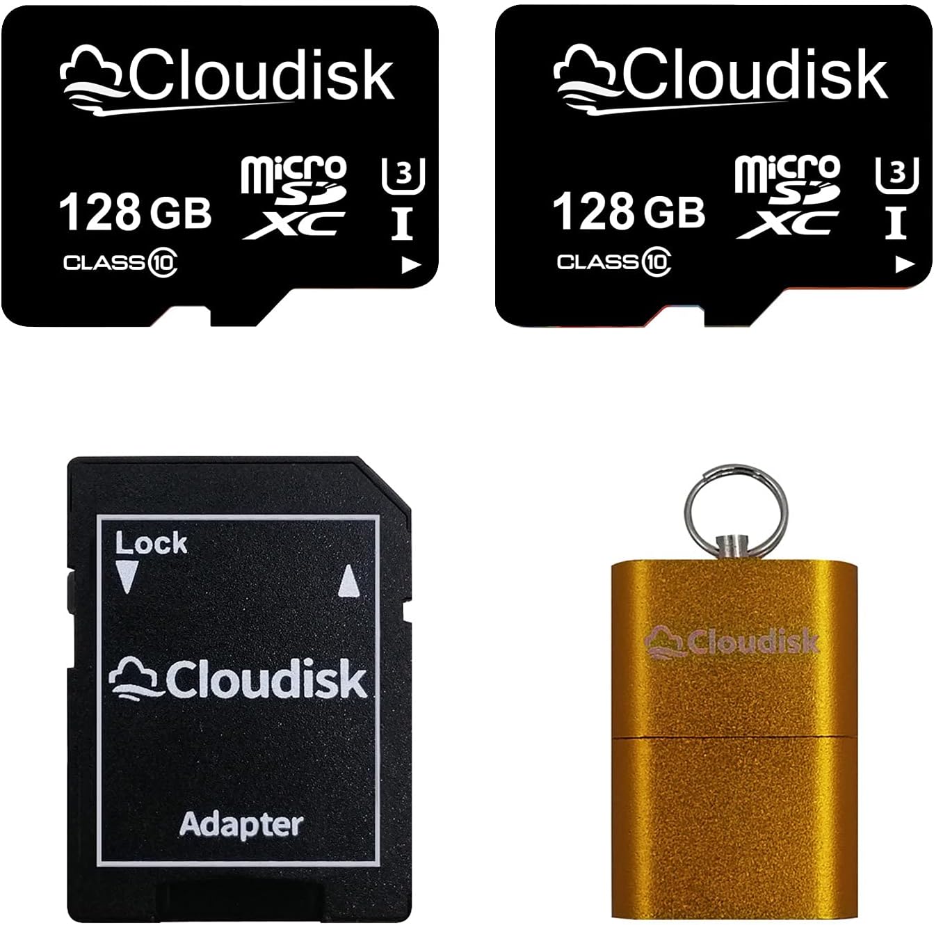 Amazon.com: 2 Pack SD Card 128GB with SD Adapter, High Speed Memory ...
