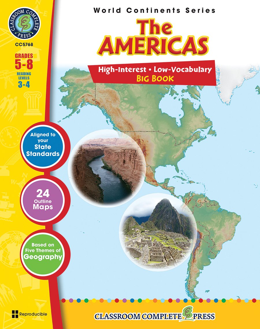 Amazon.com: The Americas Big Book Gr. 5-8 - Classroom Complete Press ...
