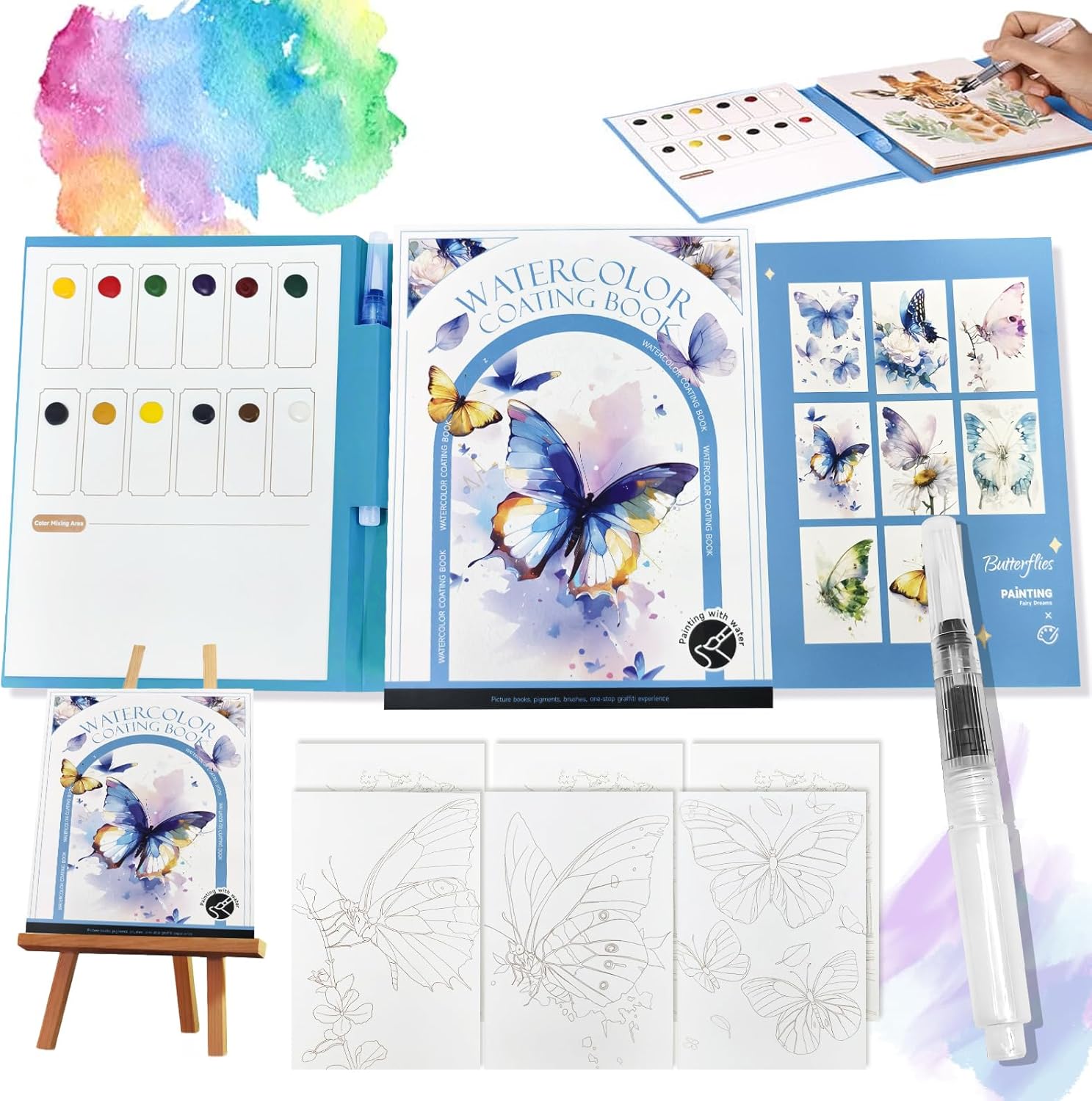 Amazon.com: 2026 New Creative Stress Relief Kit Watercolor Painting ...