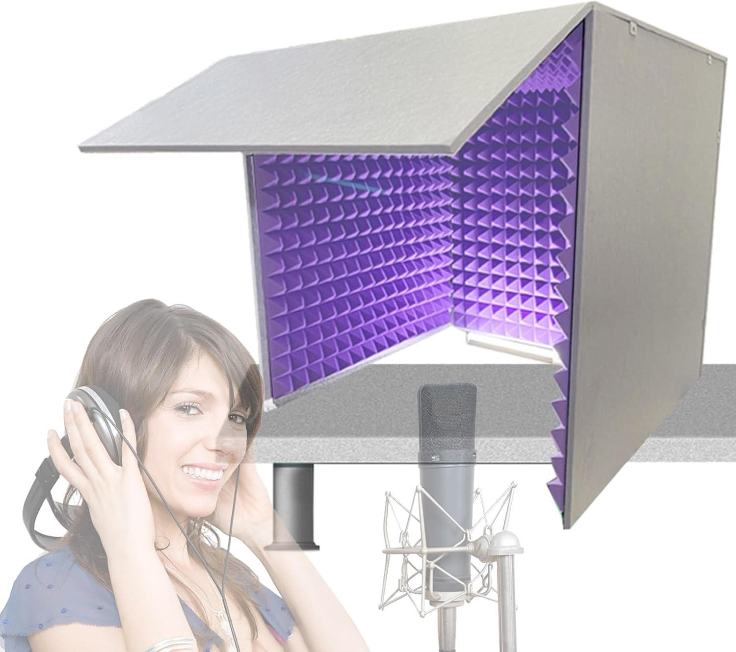 Amazon.com - JYXYXSCP Portable Recording Studio, Desktop Soundproofing ...