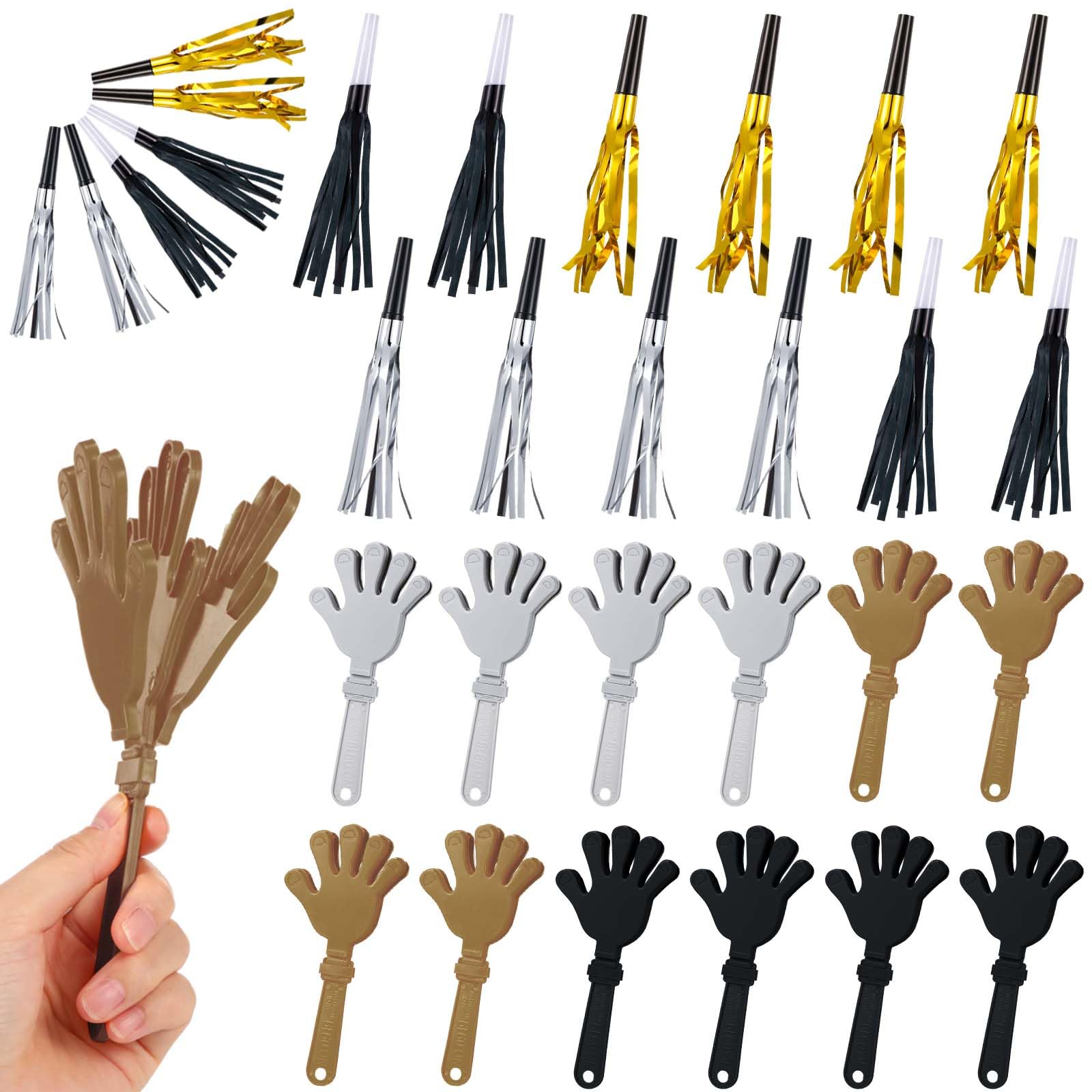 Snapklik.com : Motionchic 24 Pack Hand Clappers Noisemakers, Include 12 ...