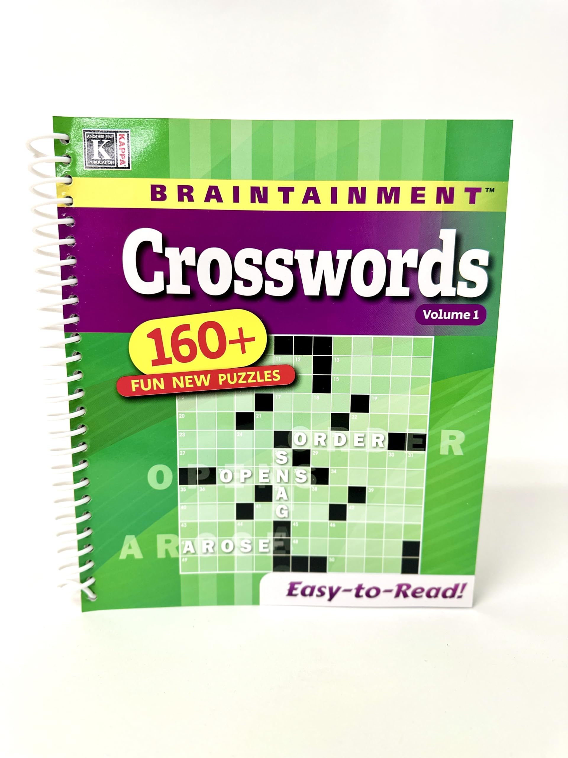 Crosswords Braintainment Puzzle Book: Kappa Books Publishers ...