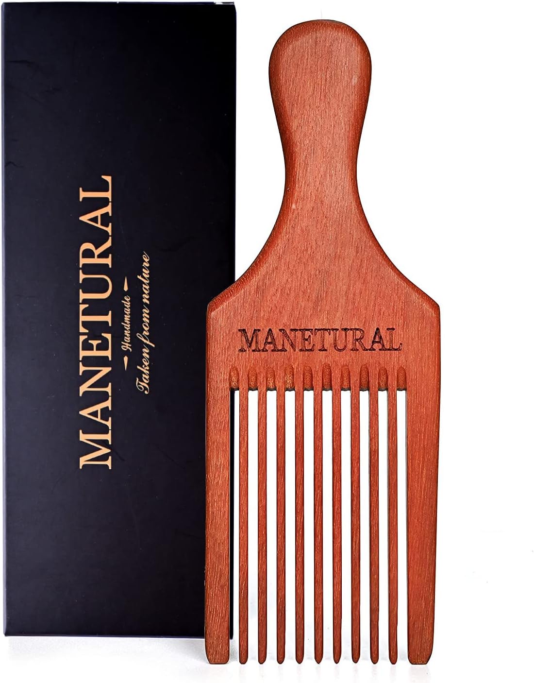 Amazon.com : Chicago Comb Model 7 Carbon Fiber Pick Comb, for Long ...