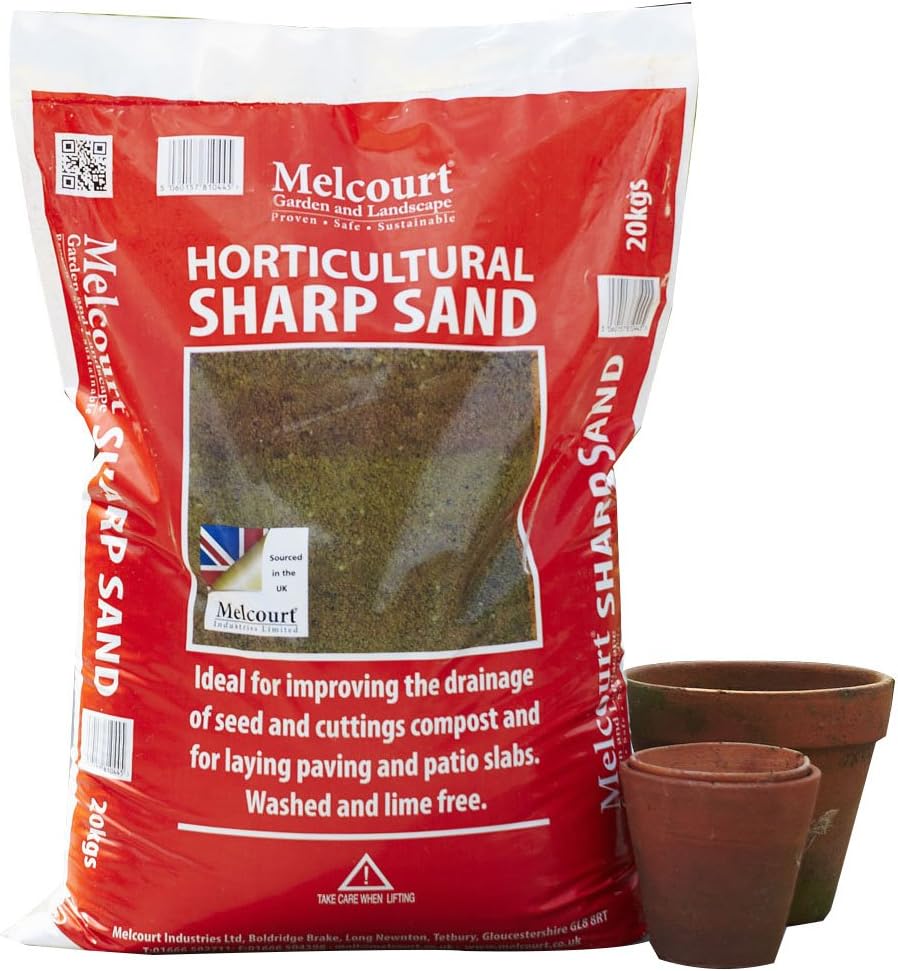Suregreen Melcourt Horticultural Sharp Sand | 20kg Bag | Land Based ...
