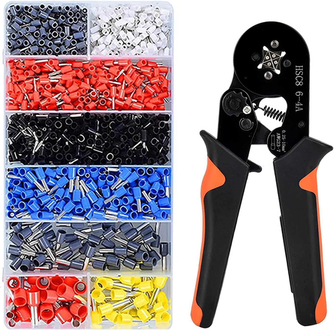 Kit de Crimpadora de Cables, Herramienta de Crimpado con Carraca con ...