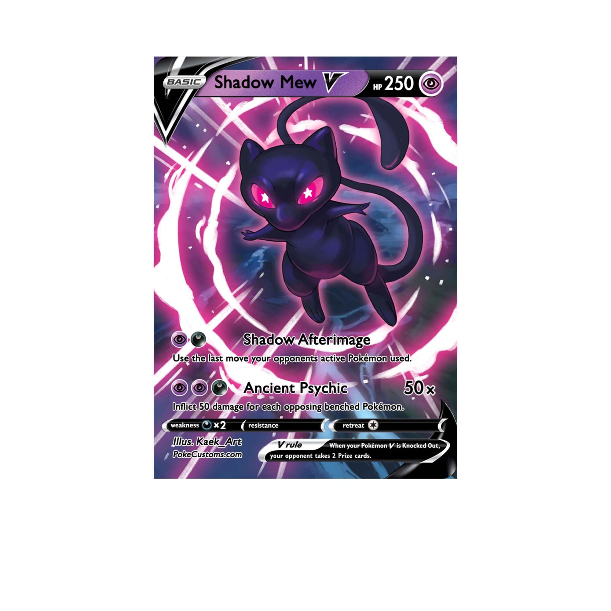 Shadow Mew Ex Card
