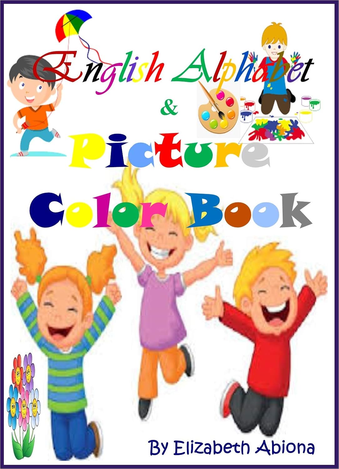 Amazon.com: English Alphabet and Pictures Color Book: Kids Learn ...