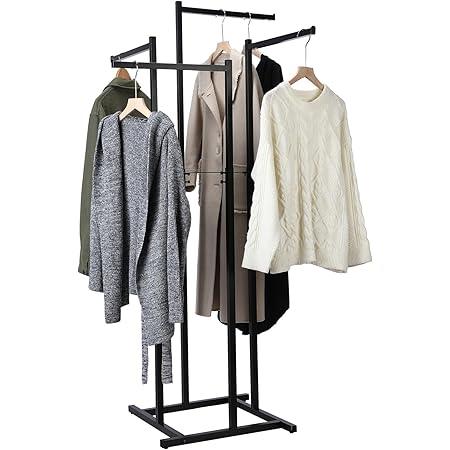 Amazon.com: Shimeyao Heavy Duty Garment Racks for Hanging Clothes 4 Way ...