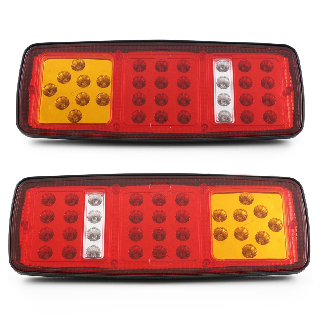 24/7Auto 2x Rear tail LED 12V lights 4 functions for caravan truck ...