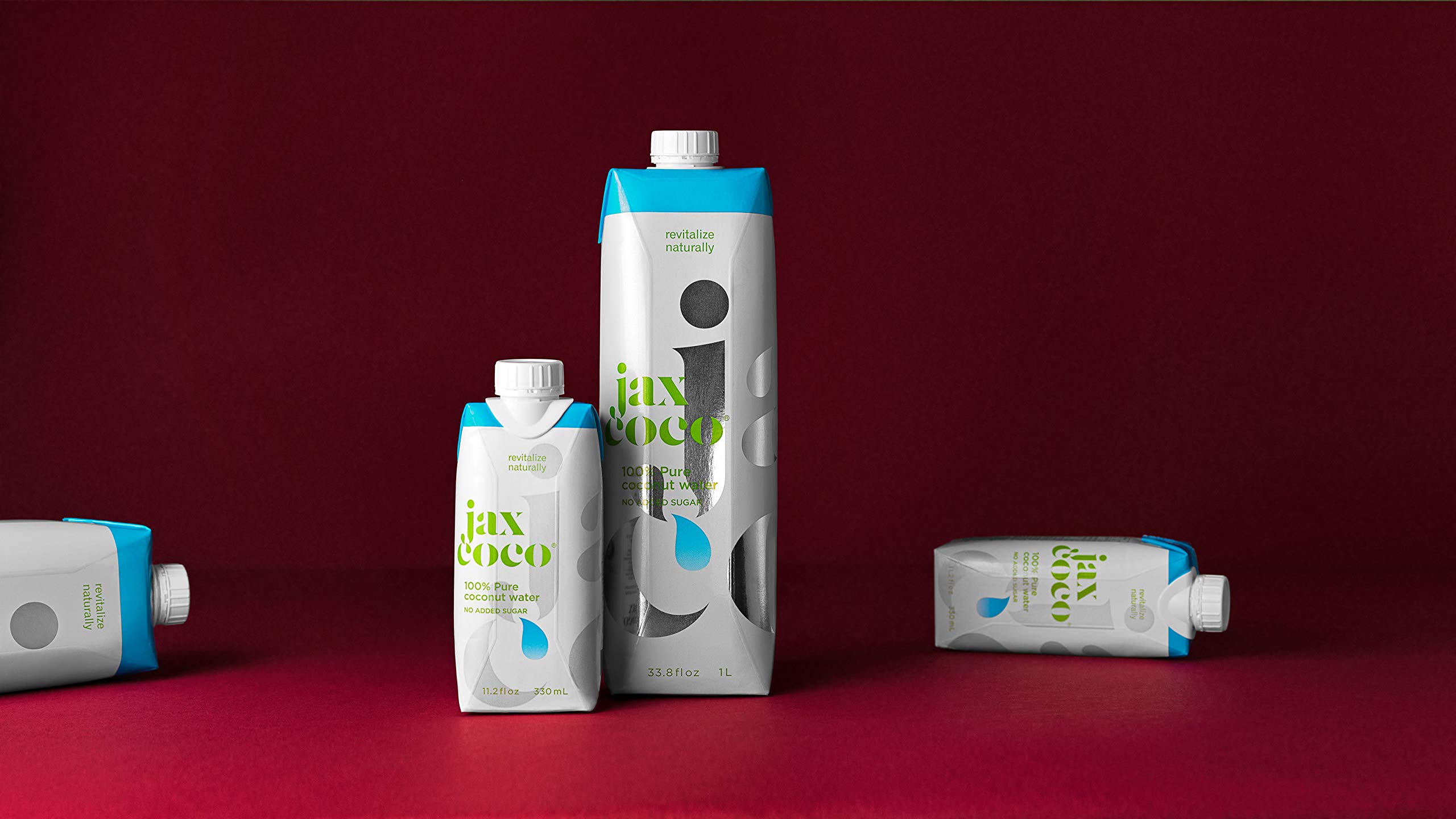 Buy Jax Coco - 100% Pure Coconut Water | 12 x 1L | Coconut Water ...