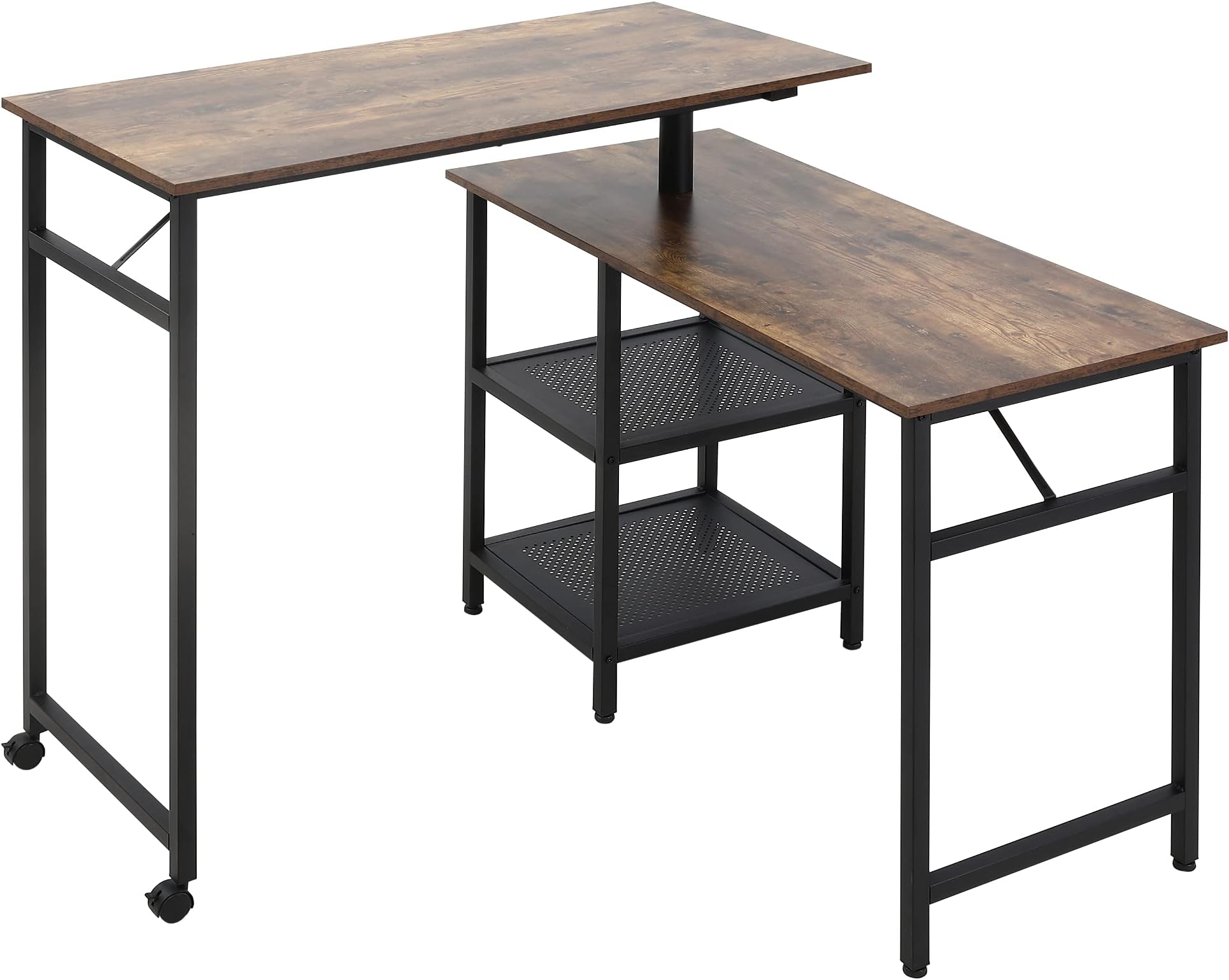 HOMCOM Bureau Informatique Table Informatique Table de Salle à Manger ...