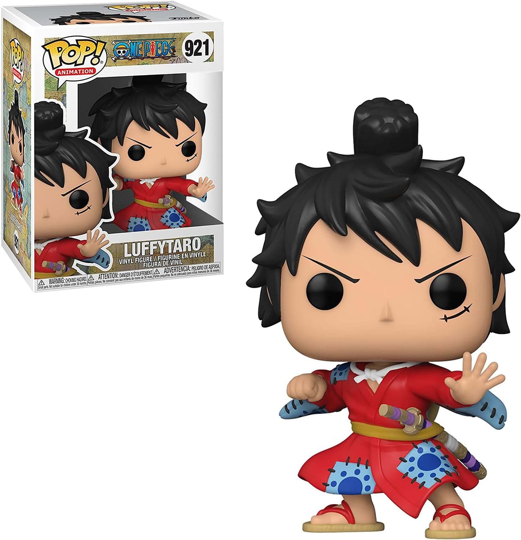 Funko Pop Animation One Piece Snake-Man Luffy Metallic Exclusive Slip ...