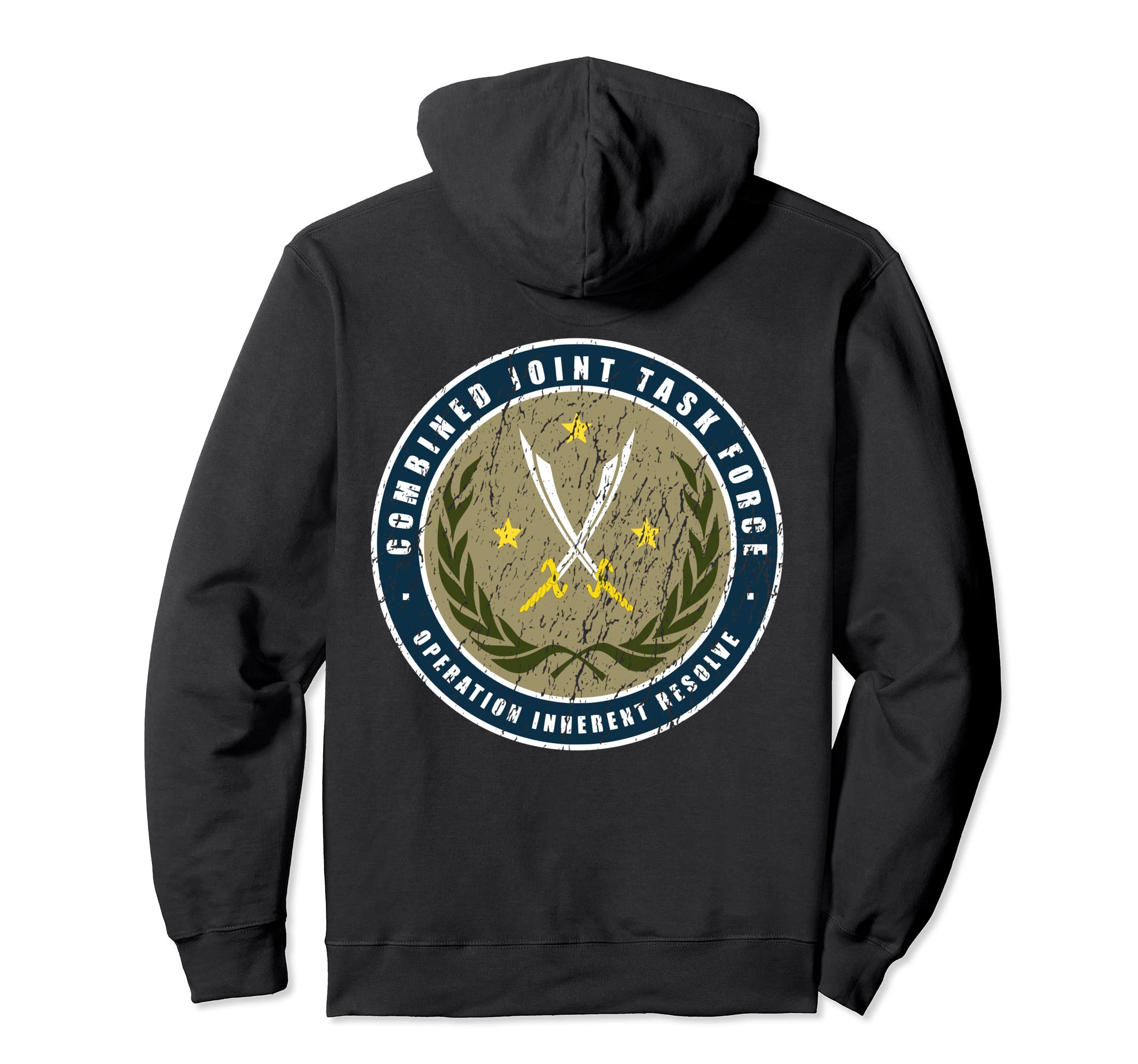 Amazon.com: Inherent Resolve Operation Combined Joint Task Force Pullover Hoodie : Clothing ...