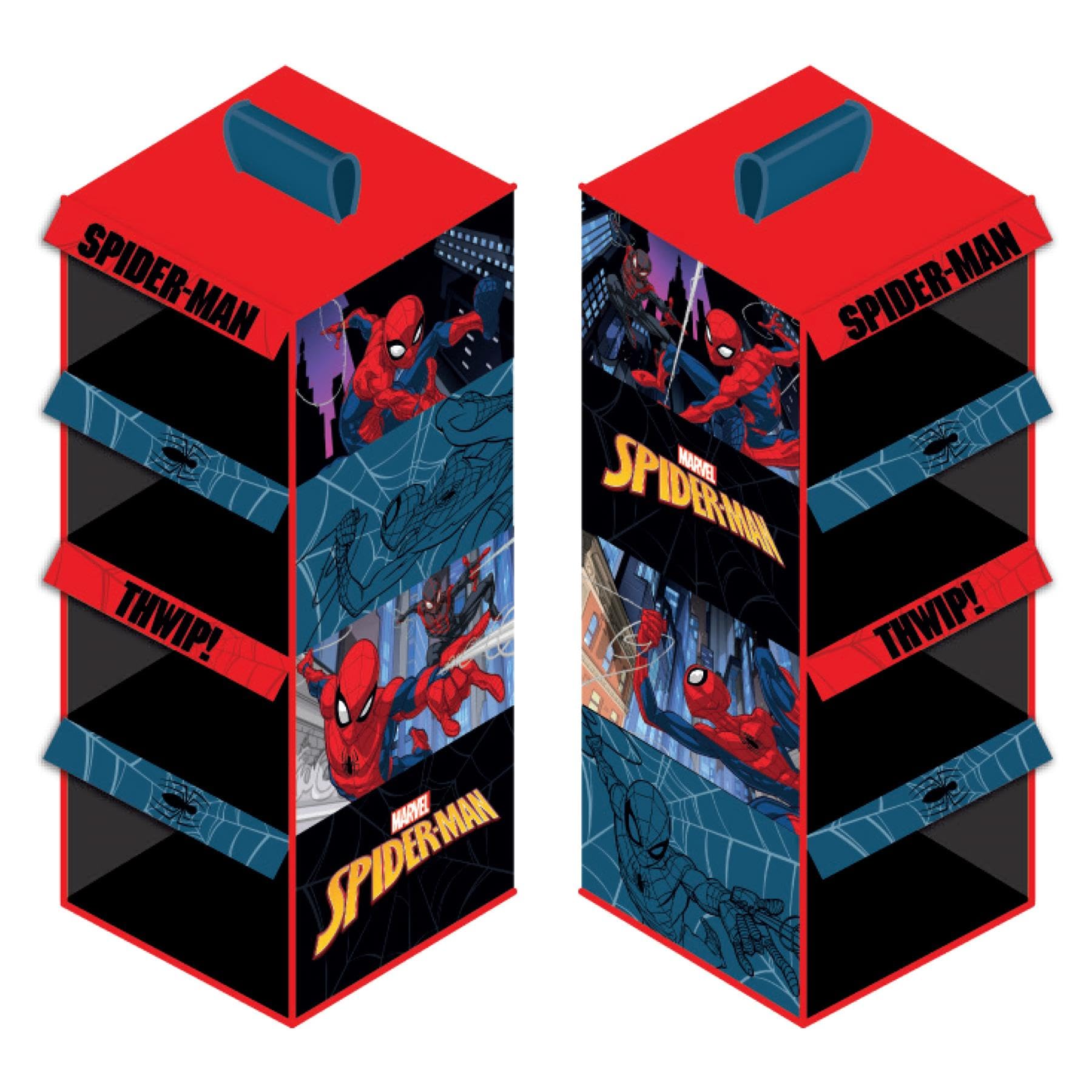 Disney Spiderman Design Hanging Wardrobe Organizer, Foldable Storage ...